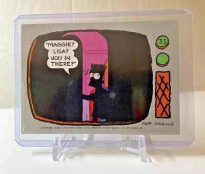 #31 Maggie? Lisa? You in There? - The Simpsons - 1990 Topps Trading ...