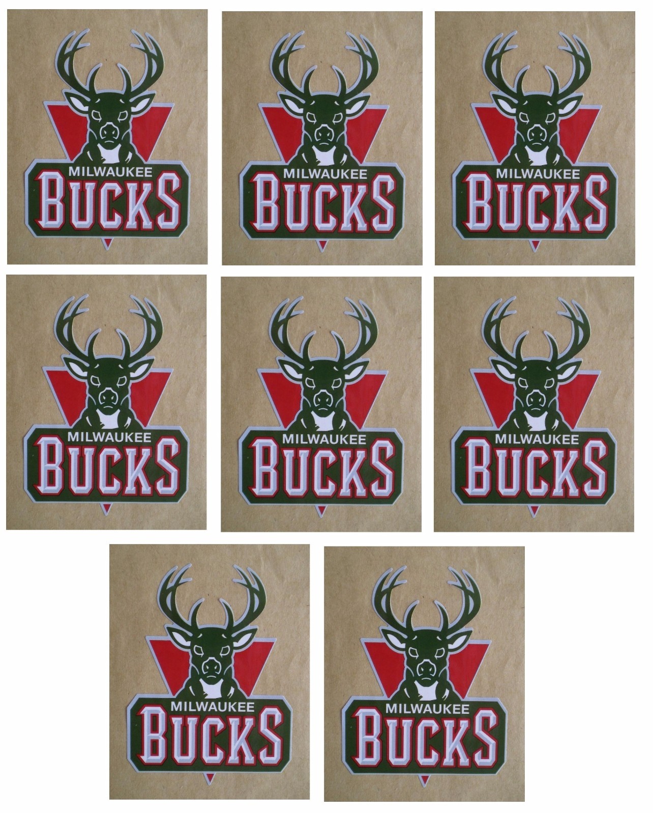 Milwaukee Bucks NBA Basketball Decal Stickers Team Logo Design - Your ...