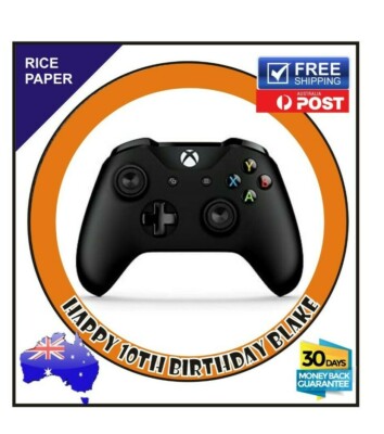 Xbox 1 One Controller Edible Rice Paper Image birthday party cake ...