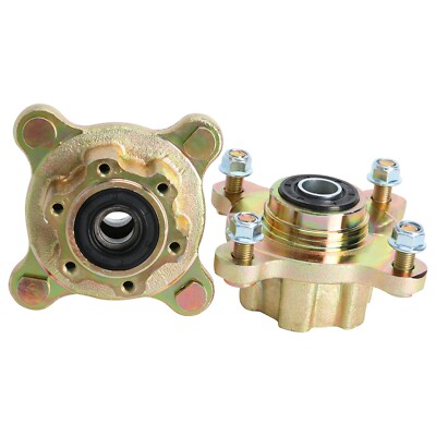 Pair 4 Stud Front Spindle Wheel Hub Bearing For 110cc 125cc ATV Go kart ...