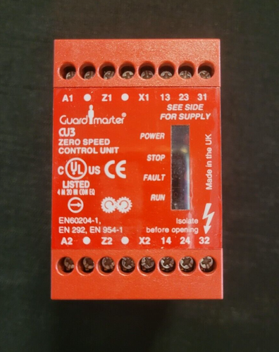 CU3 35001 ALLEN BRADLEY GUARD MASTER 24V ZERO SPEED CONTROL UNIT NEW ...