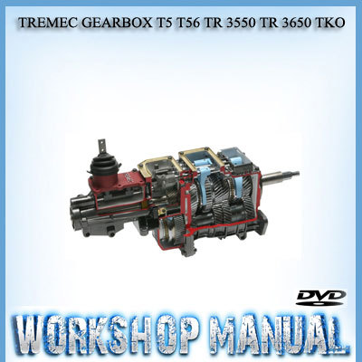 TREMEC GEARBOX T5 T56 TR 3550 TR 3650 TKO WORKSHOP SERVICE MANUAL IN ...