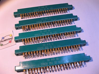 Edge Connector 50-44A-30 Cinch 251-22-30-160 Double Sided 22 Position ...