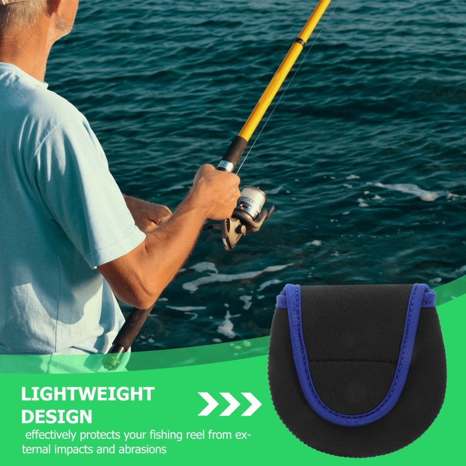 Fishing Reel Gear Bag Fabric Protective Cover Reel Storage Bag for Fly ...