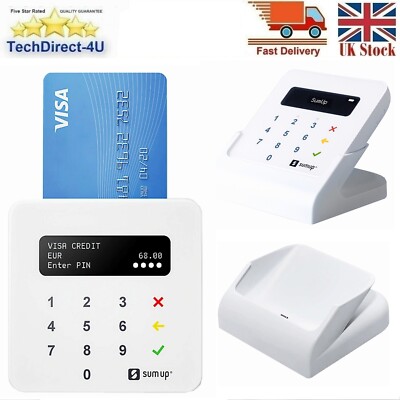New SumUp Air Contactless Payment Card Reader With Charging Cradle ...