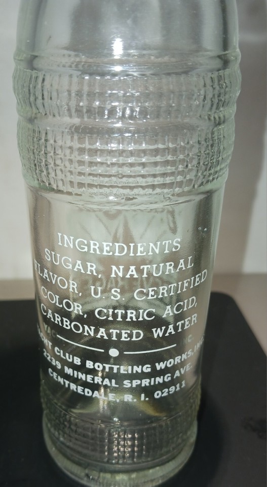 Yacht Club Beverages Soda Bottle Acl Pyro Vintage Painted Label ...