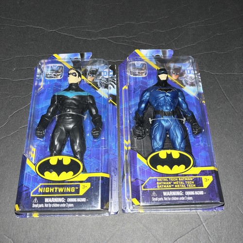 DC Comics Metal Tech Batman & Nightwing 6” Action Figure Spin Master ...