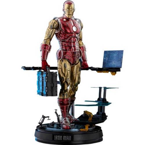 Marvel Iron Man Super Hero Origins Deluxe 1:6 Scale 12" Diecast Action ...