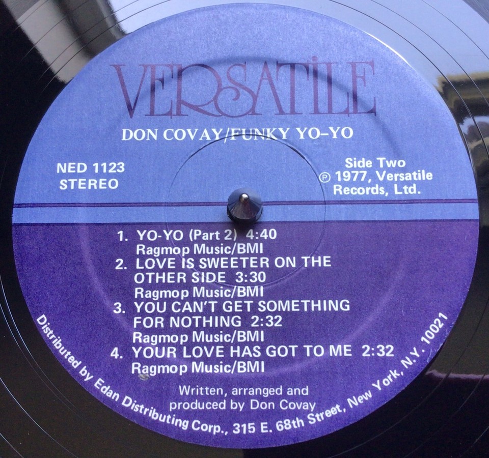 DON COVAY FUNKY YOYO OG FUNK LP VERSATILE VERY HIGH END VG+ MINTY | eBay UK