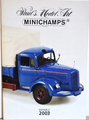 Paul's Model Art / Minichamps. Catalogue Edition 2 2003. | eBay