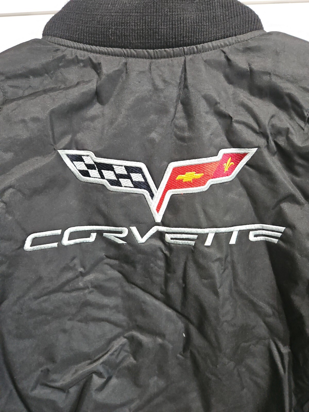 Vtg Chevrolet Corvette Chevy Bomber Jacket Mens Large… - Gem