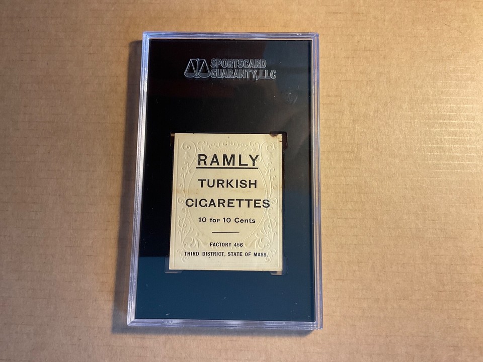 1909 T204 Ramly Fred Burchell Boston Red Sox SGC 10 Poor 1 Displays ...