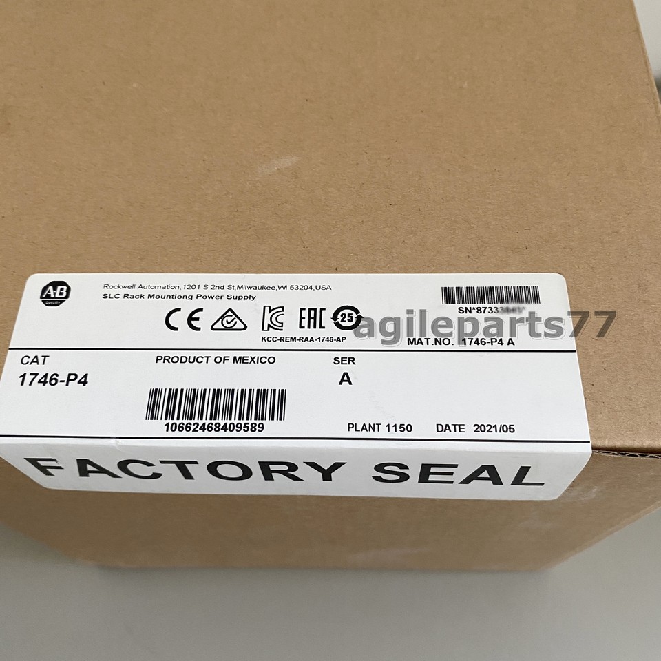 Allen-Bradley 1746-P4 SerA SLC 500 Power Supply Module 1746P4 New ...