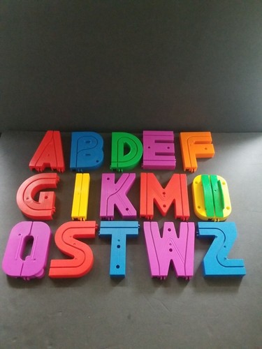 1990 Playskool Sesame Street Alphabet Roadway Replacement Parts Letters ...