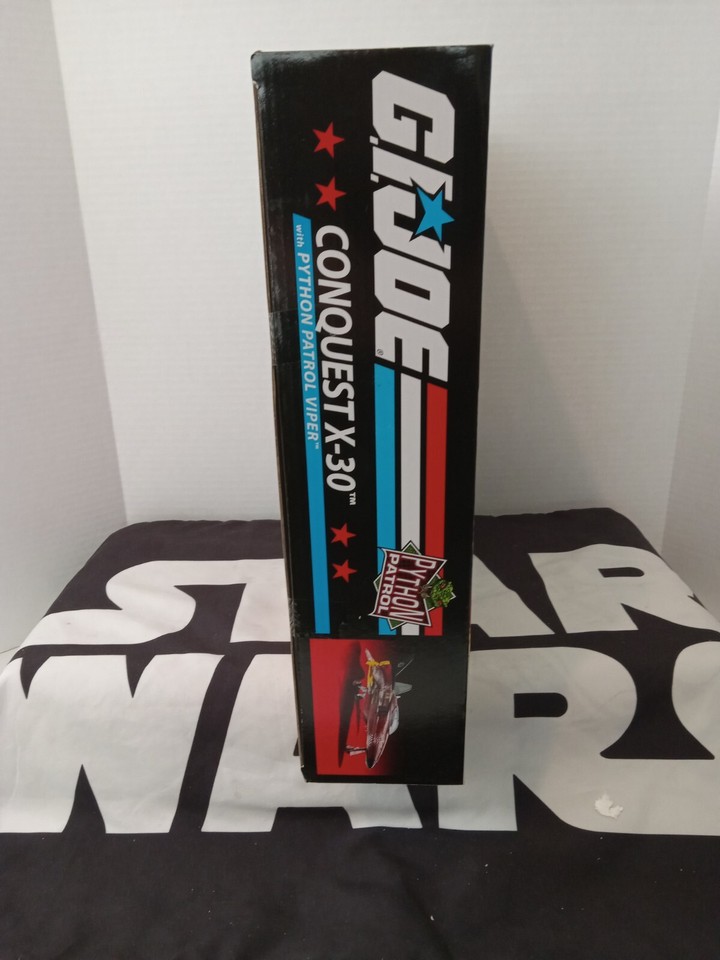 Conquest X-30 Jet Python Patrol G.I. JOE COBRA 25th Anniversary MIB NEW ...