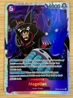 (y)Carte ONE PIECE - PARAMOUNT WAR - Magellan - (SR OP02-085) / - EN | eBay