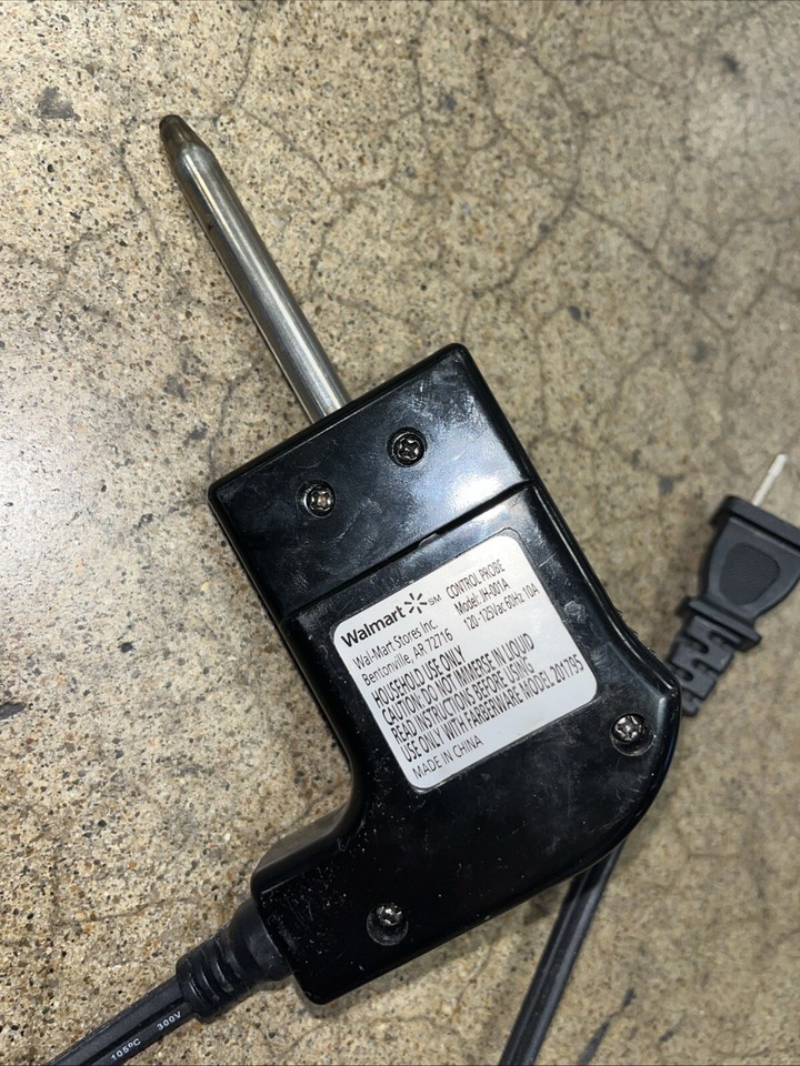 JH-001A Griddle Skillet Heat Control Power Cord E316066 Chefman ...