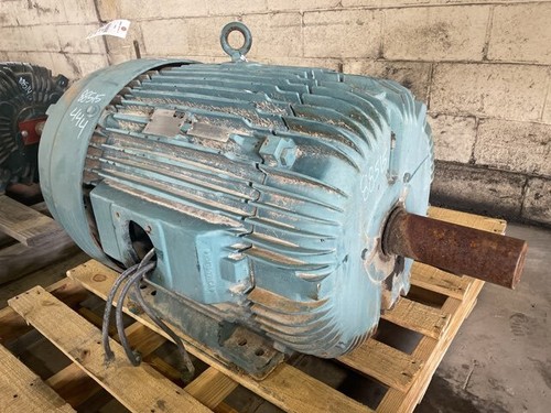 100 HP Reliance AC Electric Motor 1200 RPM Fr 444T TEFCBB 460 V EOK | eBay