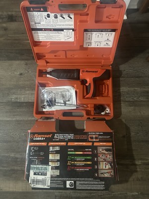 Ramset Cobra Plus .27 Cal. Prof Grade Semi Auto Powder Actuated Tool ...