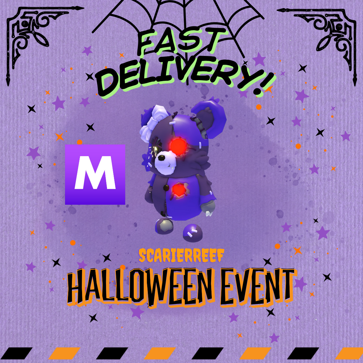 HALLOWEEN 2025┃MEGA NEON PATCHY┃FAST DELIVERY! ADOPT FROM ME ROBLOX | eBay