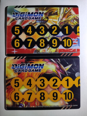 Durandamon + BryweLudramon Memory Counter ST13 Digimon Card Game Memory ...