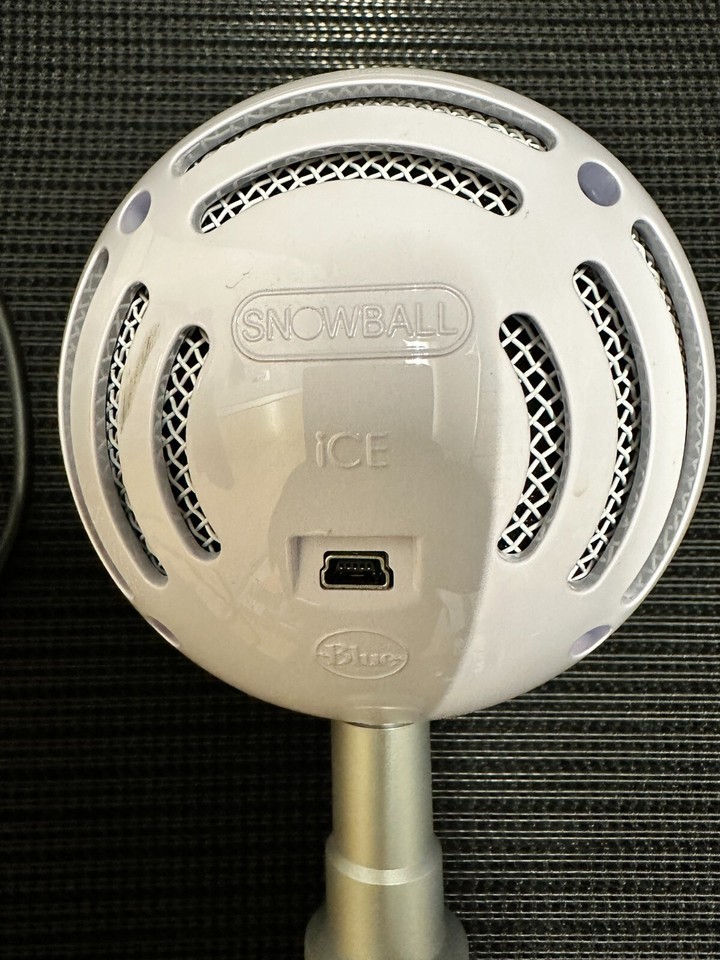 Logitech for Creators Blue Snowball iCE USB Microphone - White | eBay