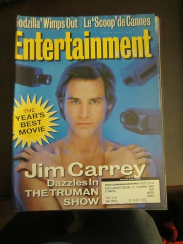 Entertainment Weekly Magazine June 1998 Jim Carrey The Truman Show | eBay