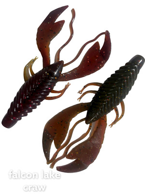 4.5" Claw Bug Crawfish Crawdad- Falcon Lake Craw Laminate 50 Count | eBay