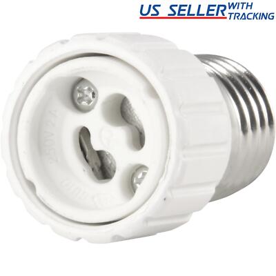 (5-pack) Light Bulb Socket Adapter Standard US E26 Medium Base to GU10 ...