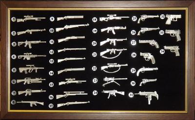 High Definition Military Miniature Gun/ Rifle Lapel Pins | eBay