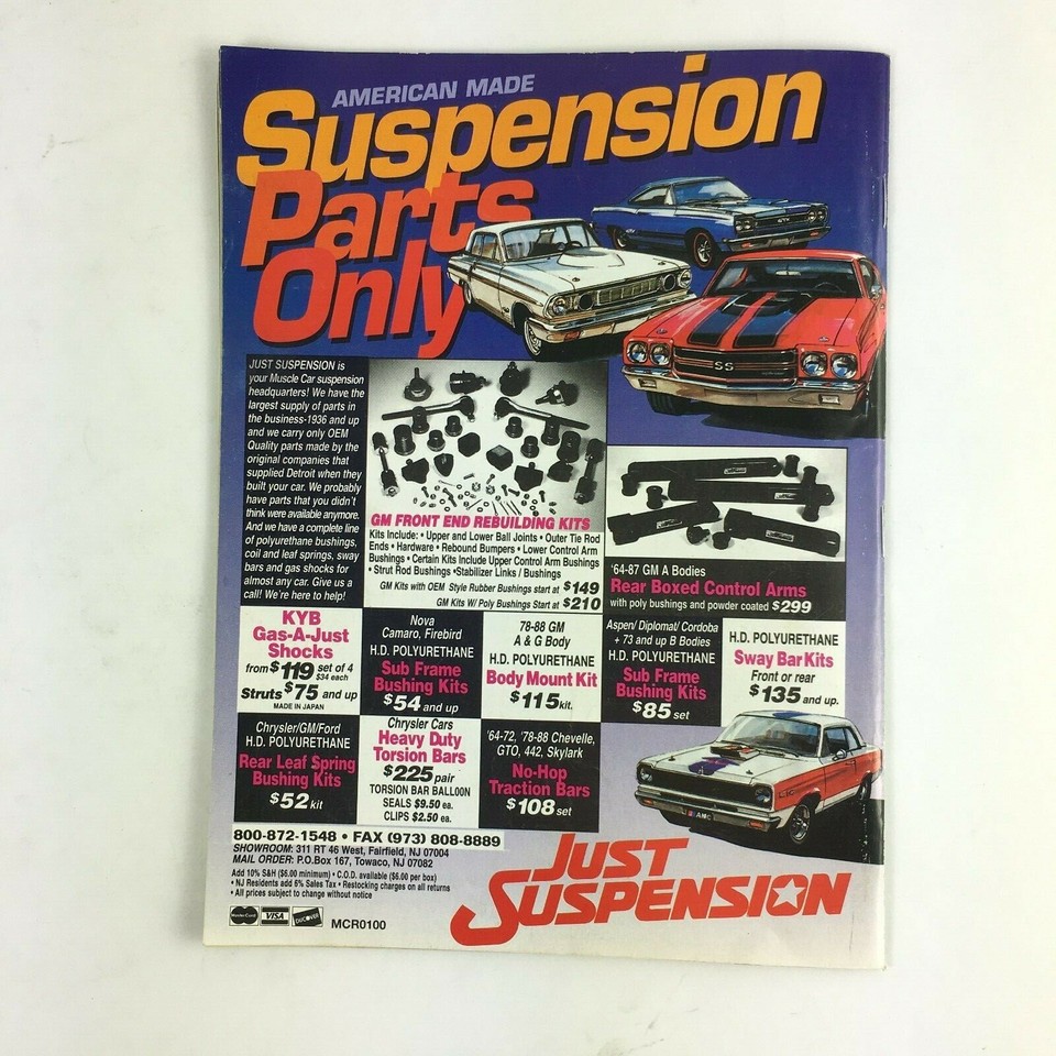 January 2000 Muscle Car Magazine Factory Freakes Mystery Power steering ...