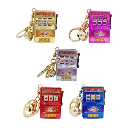 Mini Slot Machine Keychain, Mini Arcade Game Toy, Fruit Machine Slot ...