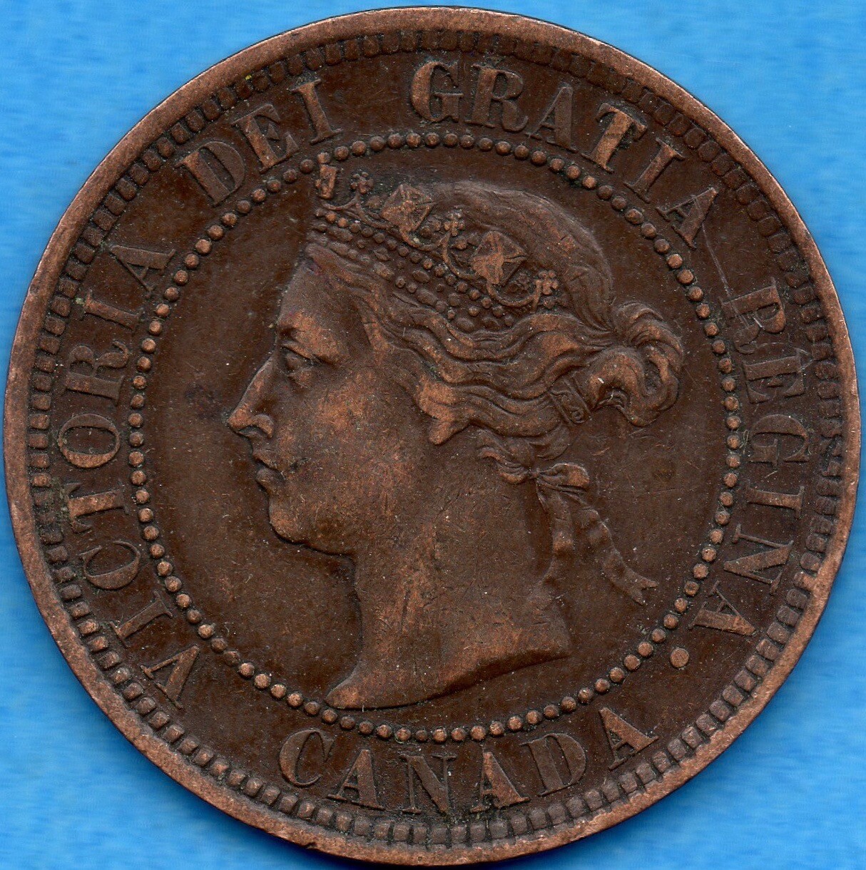 Canada 1888 1 Cent One Large Cent Coin - VF/EF | eBay