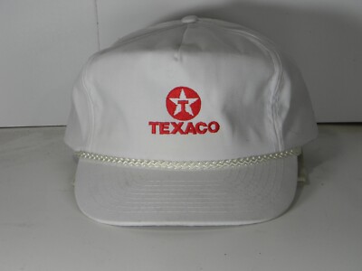 Texaco White Snapback Baseball Style Hat One Size Fits All | eBay