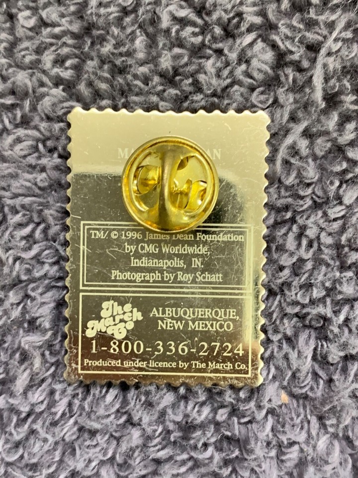 USPS Stamp Pins James Dean Pin Hollywood Memorabilia Pin Vintage ...