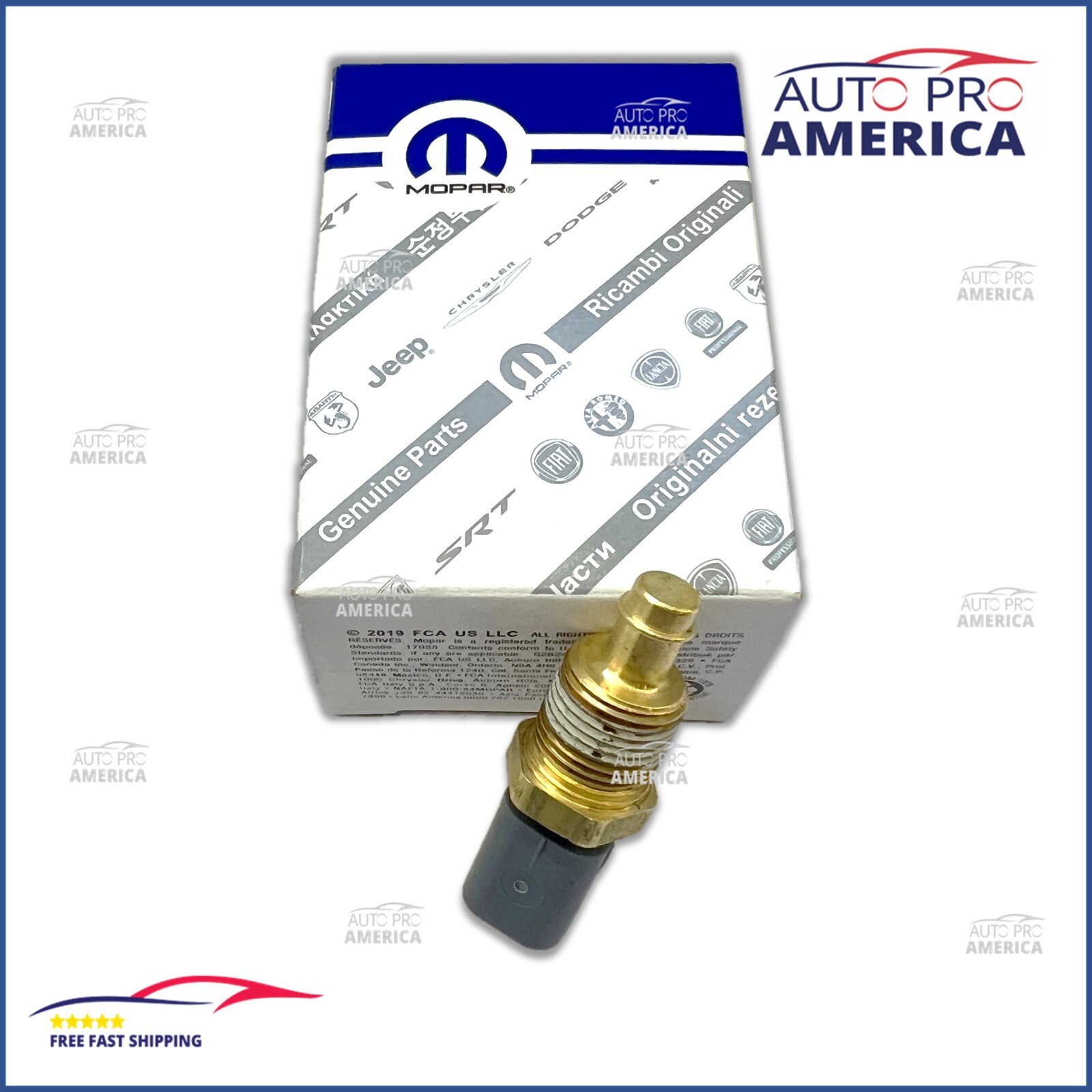 OEM MOPAR DODGE CHRYSLER JEEP RAM Engine Coolant Temperature Sensor ...