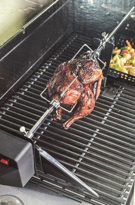 Char-Broil 9768102 Universal Electric Rotisserie-Black 26.5” One Piece ...