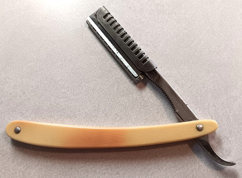 ANTIQUE EDWARD WECK & SON SEXTOBLADE RAZOR PAT. JUL 27, 09 USA | eBay