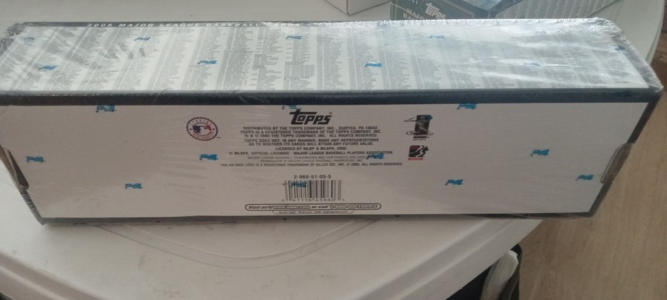2005 Topps Baseball Factory Sealed Complete Set SERIES 1 & 2 RARE ...
