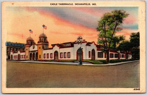 1947 Cadle Tabernacle Indianapolis Indiana IN Grounds Building Posted ...