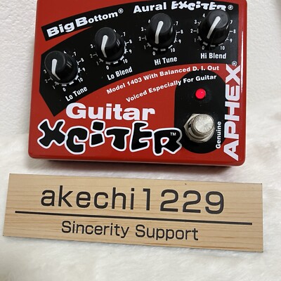 Aphex Guitar Xciter Model #1403 Big Bottom Aural Exciter DI Guitar ...