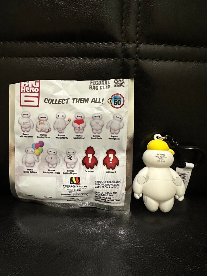 Disney Big Hero 6 Baymax Cap Figural Bag Clip (EXCLUSIVE) | eBay
