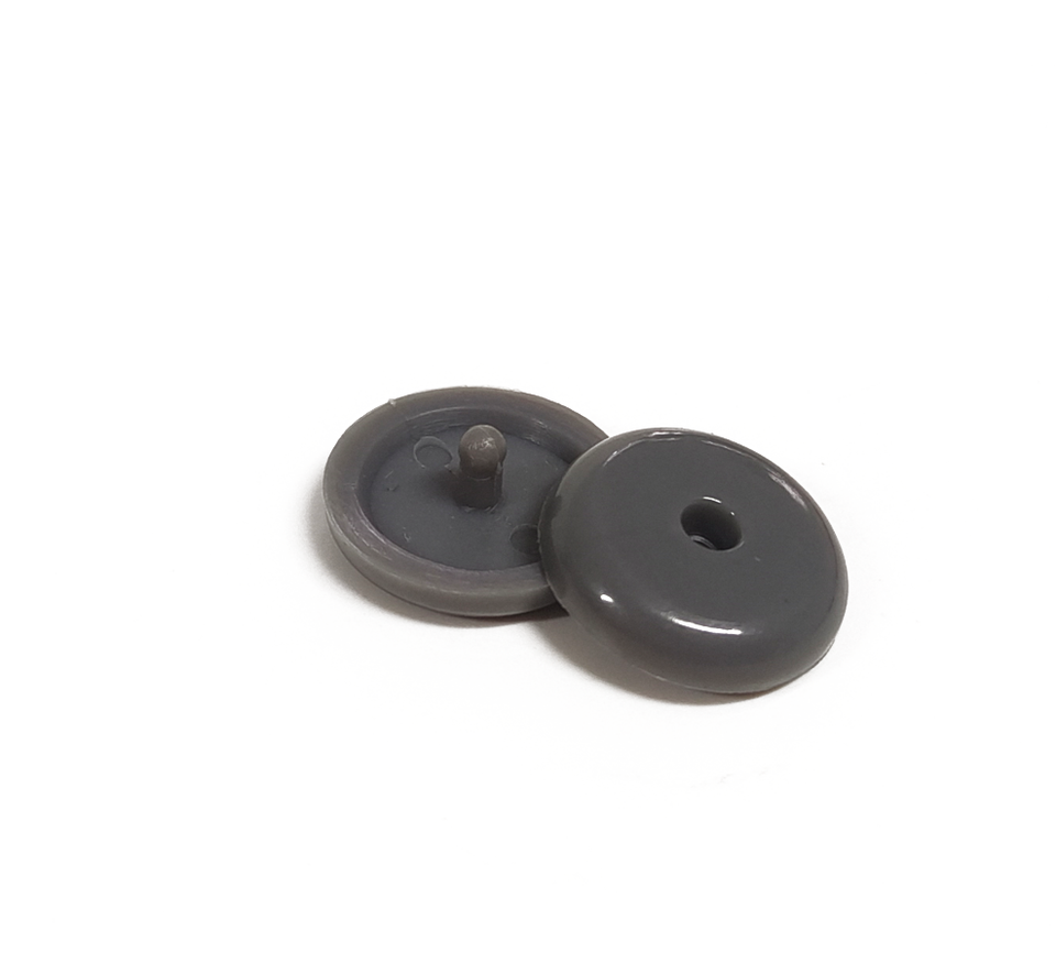 Gray Snap-On Seat Belt Buckle Button Stopper Kit Universal Fit Seatbelt ...