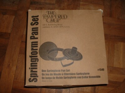 Pampered Chef Springform Pan Set #1540 NIB | eBay
