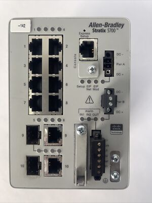 ALLEN BRADLEY 1783-BMS10CA SER A DIR/VER 10000233491/05 STRATIX 5700 ...