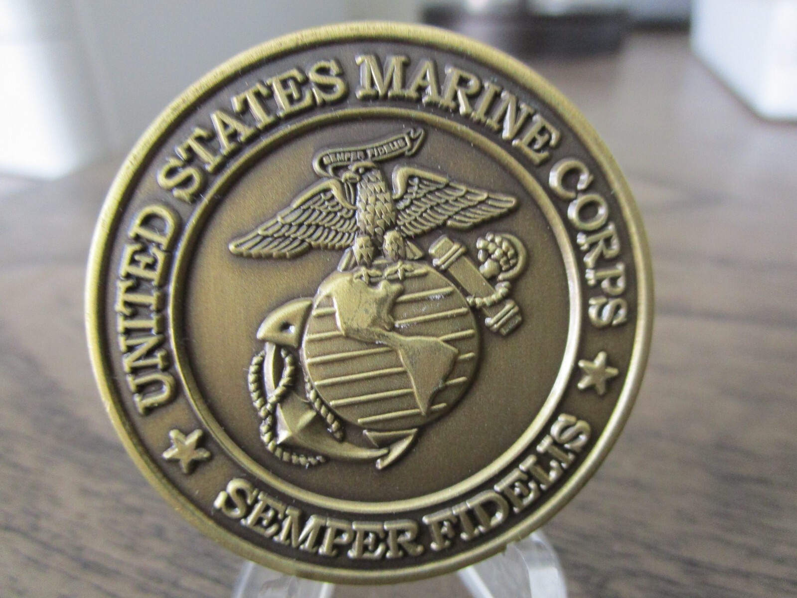 USMC United States Marine Corps 1st Marine Division SSGT Challenge Coin ...