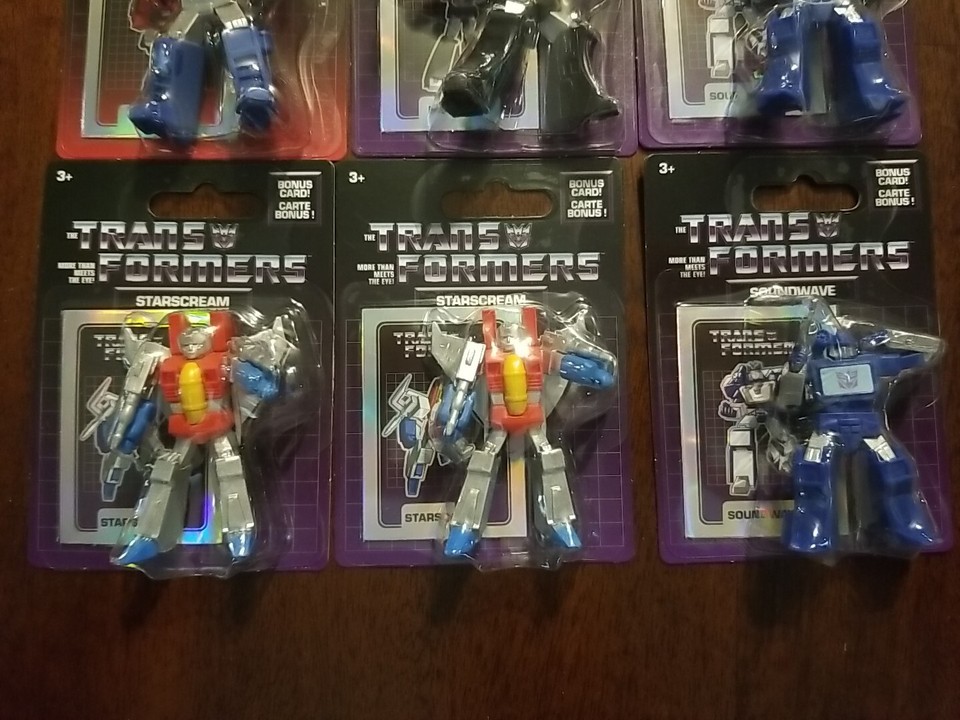 Transformers Mini Figures 2.5’’ Rare with Bonus Card Hasbro Just Play ...