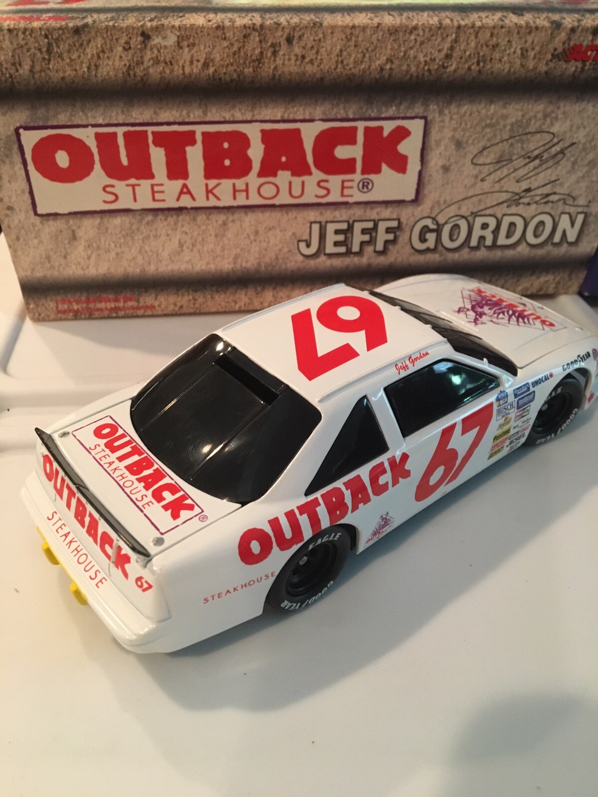 Jeff Gordon 1990 Pontiac Outback Steakhouse 1/24 Action Racing Diecast ...