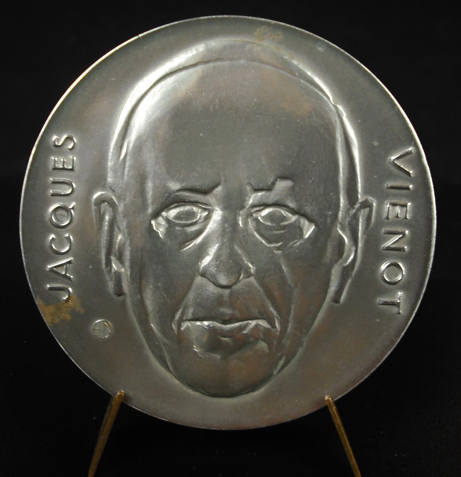 Medal Jacques Viénot Designer Design Aesthetic Industrial Metal Inox ...