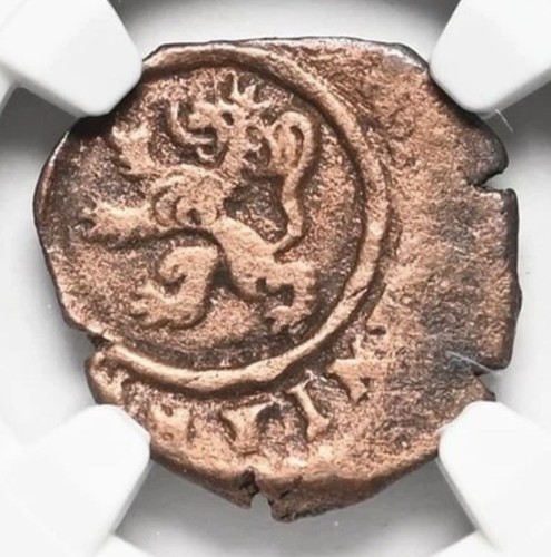 SPAIN 1618-1619, King Philip III 1598-1621 AD Rare 4M Madrid Pirate ...